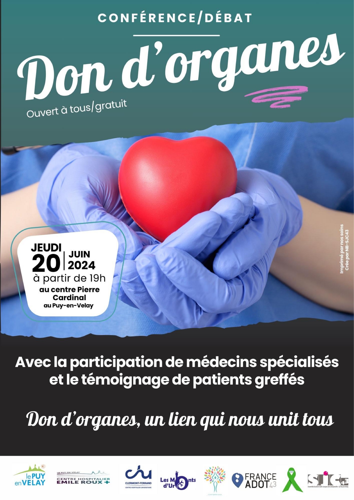 Don d'organes, un lien qui nous unit - CH Le Puy